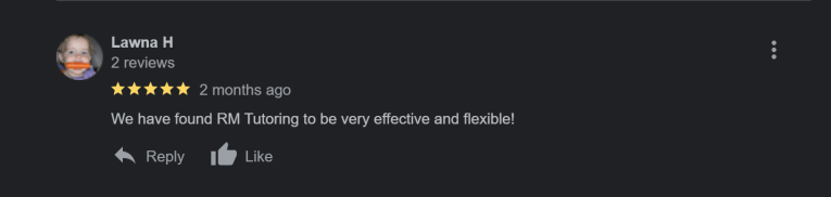 RM Tutoring – In-Home and Online Tutoring for Math, Sciences and More