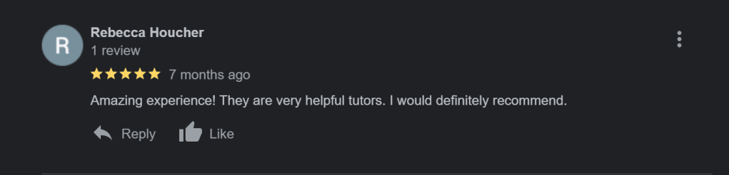 RM Tutoring – In-Home and Online Tutoring for Math, Sciences and More